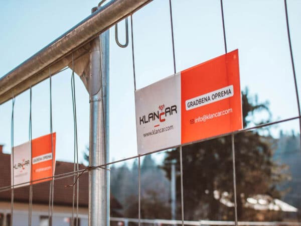 Hoarding panels - Klančar Žerjavi
